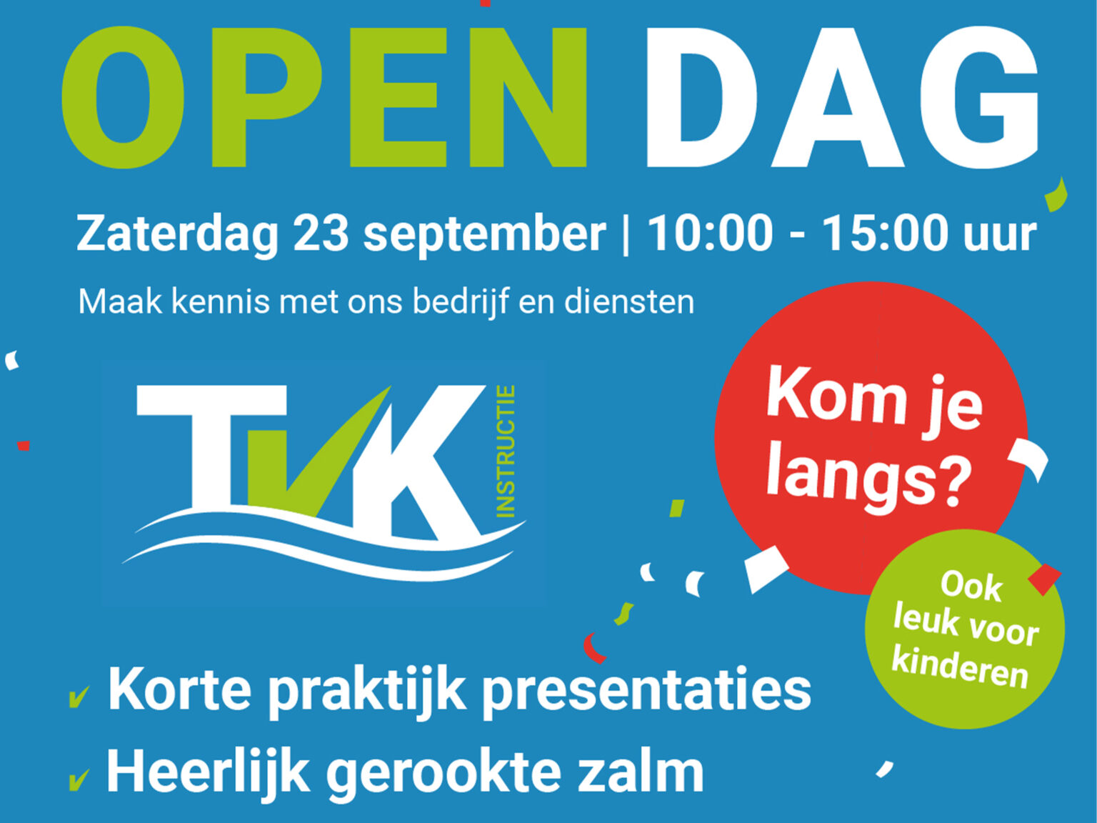Open dag - TVK Instructie